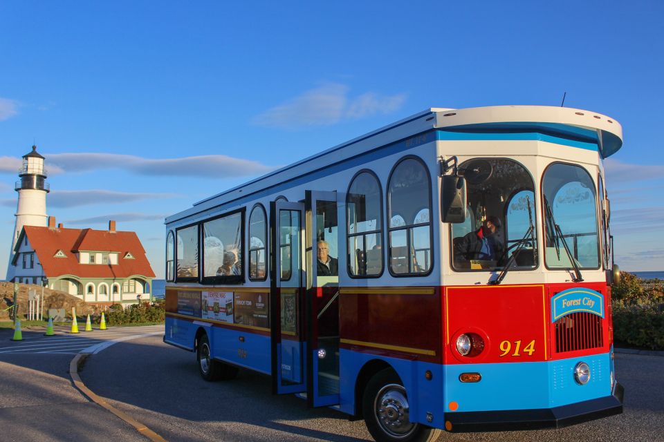 Portland: Trolley City Tour with Portland Head Light Stop - Key Points