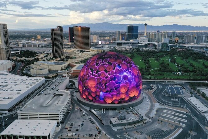 Private 1.5 Hour Sphere Las Vegas Guided Tour in an EVR car - Key Points