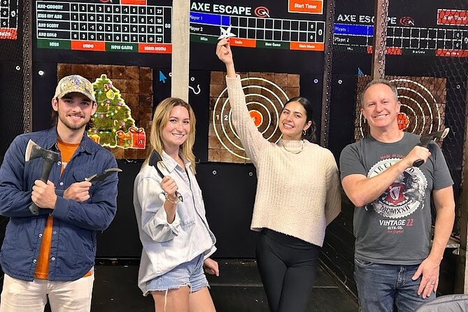 Private Axe Throwing Experience in San Antonio TX - The Weapons and Targets