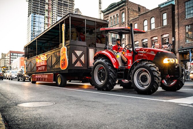 Private Downtown Nashville Party Tractor Tour 21+ Only! - Key Points