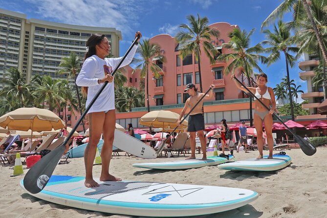 Private Group SUP Duo by Waikiki Beachboys at the Royal - What’s Included and What to Bring