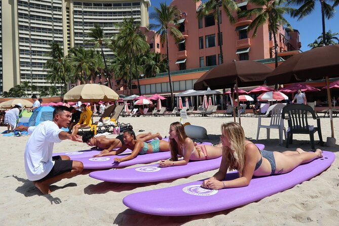 Private Group Surf Duo by Waikiki Beachboys at the Royal - The Instructor and Safety