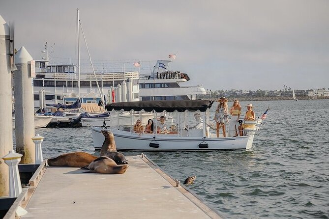 Private Luxury E-Boat Cruise with Wine, Charcuterie & Sea Lions Spotting - FAQs