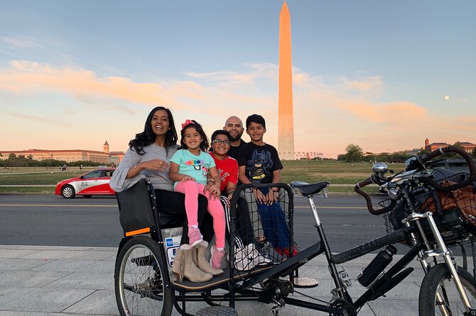Private Pedicab Tour of Washington DC (1 to 3 Guests) - The Itinerary Breakdown