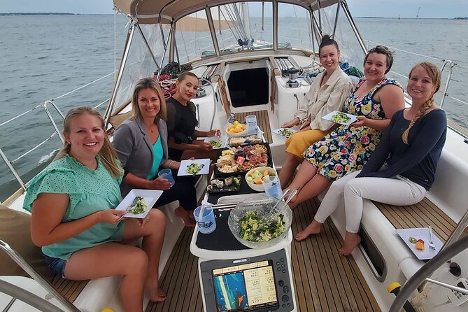 Private Sunset Sail BYOB Dolphin/History Tours on 43ft Mystique - Key Points 