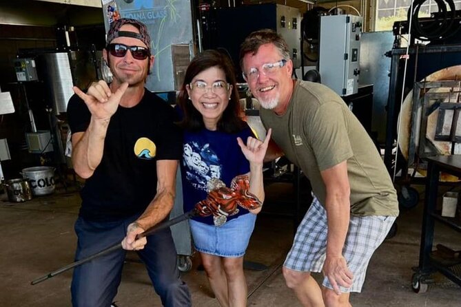 Private Three Piece Glassblowing Lesson for up to 6 people - The Sum Up
