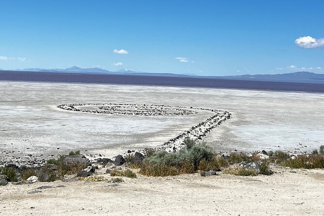 Private Tour in Spiral Jetty and Pink Lake - Stop 1: Spiral Jetty