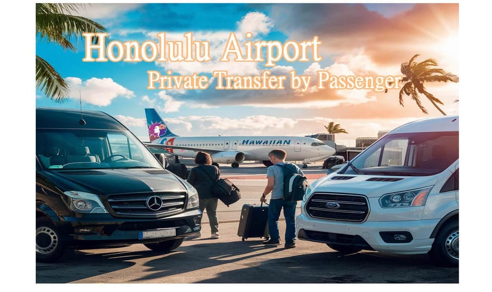 Private Transfer waikiki to HNL airport * 1-12 passenger* - The Value of a Private Transfer