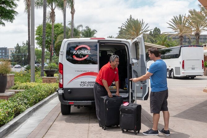 Private Van Airport Arrival Transfer: John Wayne Airport to Anaheim Resort Area - Key Points