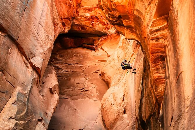 Rappelling through Rock Canyon Near Zion National Park - Rappelling through Rock Canyon Near Zion National Park: An Authentic Adventure