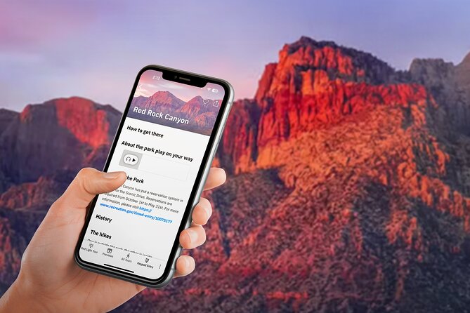 Red Rock Canyon & Calico Basin Self Guided Audio Tour - Exploring the Itinerary