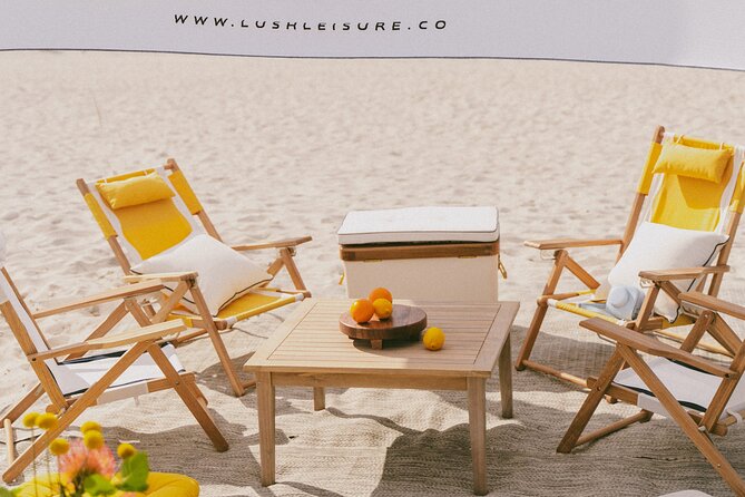 Riviera Suite Private Beach Lounge and Picnic Set Up - The Experience and User Insights