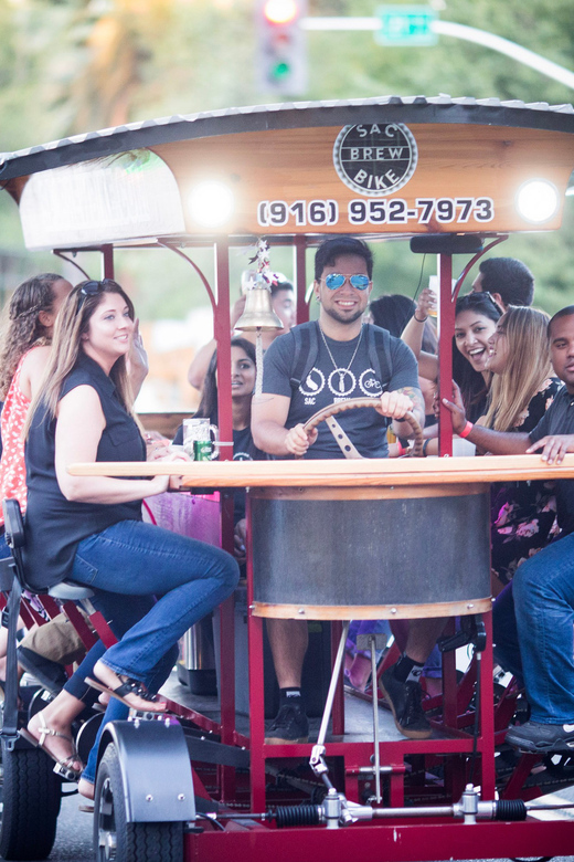 Sacramento: Pedal Bar Tour with 2 Stops - Key Points