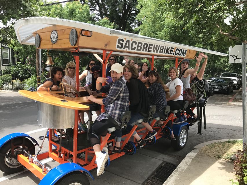 Sacramento: Pedal Bar Tour with 2 Stops - In-Depth Look at the Experience