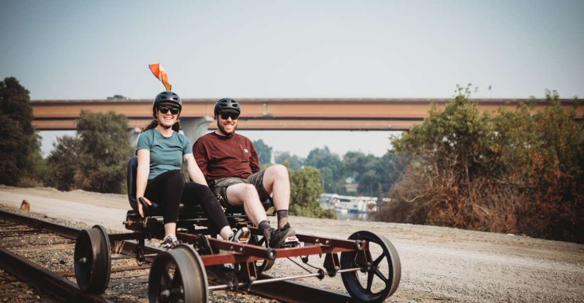 Sacramento: Yolo Countryside Guided Rail Bike Tour - Key Points