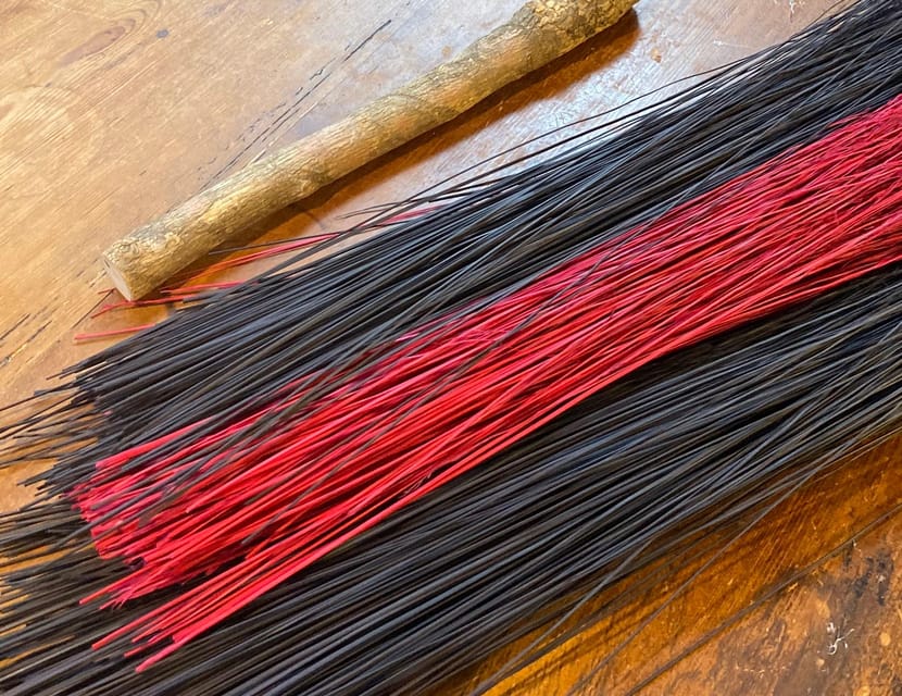 Salem, MA: Witch City Broom Making Workshop - The Instructor and Atmosphere