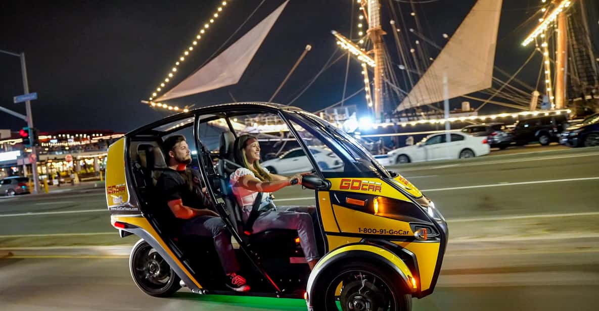 San Diego: Coronado Island Electric GoCar Night Tour - Overview of the Experience