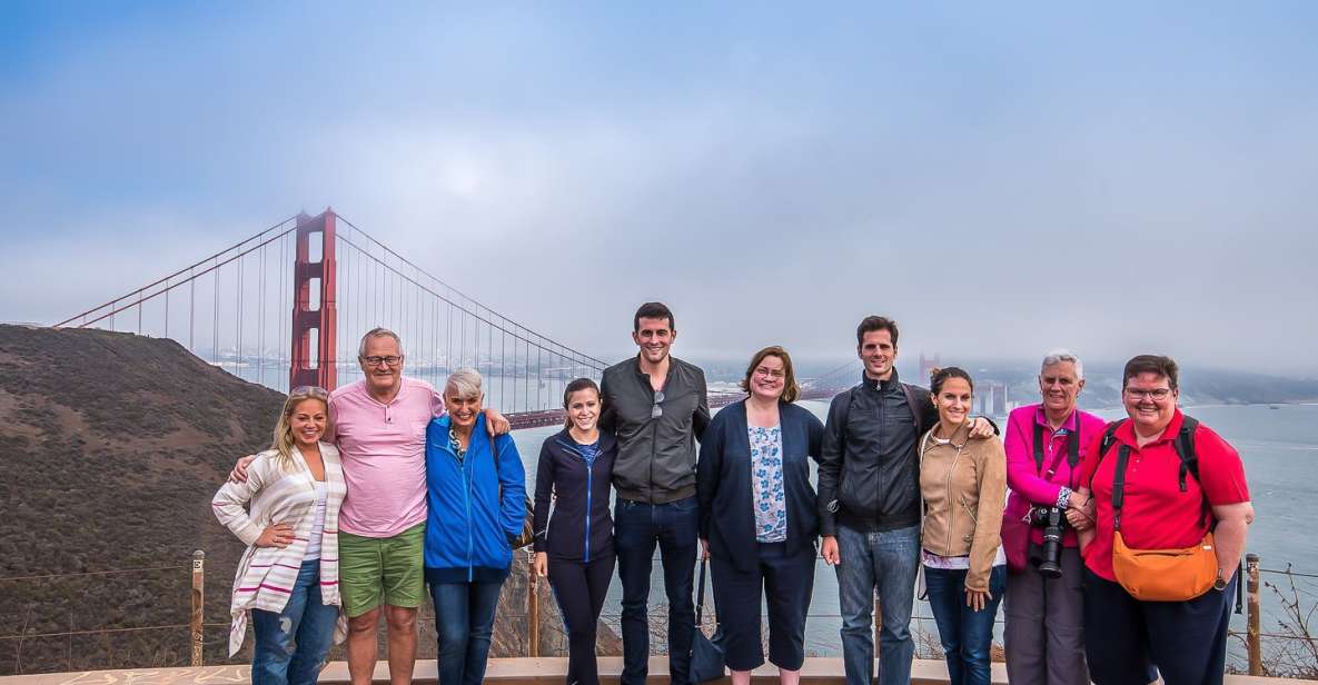 San Francisco: Muir Woods & Sausalito Tour w/Alcatraz Option - Crossing the Golden Gate Bridge