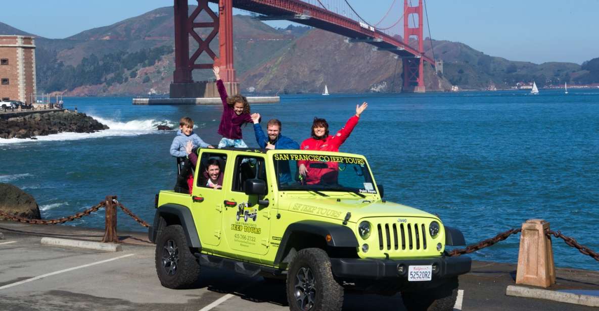 San Francisco: Private City Highlights Tour in a Jeep - Detailed Breakdown of the Itinerary and Sights