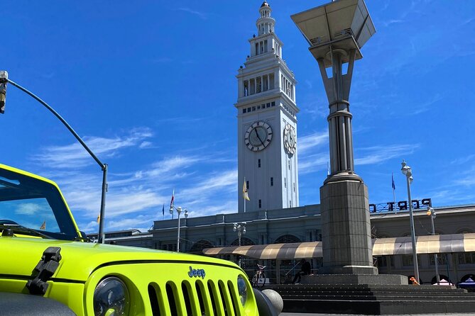San Francisco Private Group Open Top Jeep Tour - 3 Hour - Practical Details & Considerations