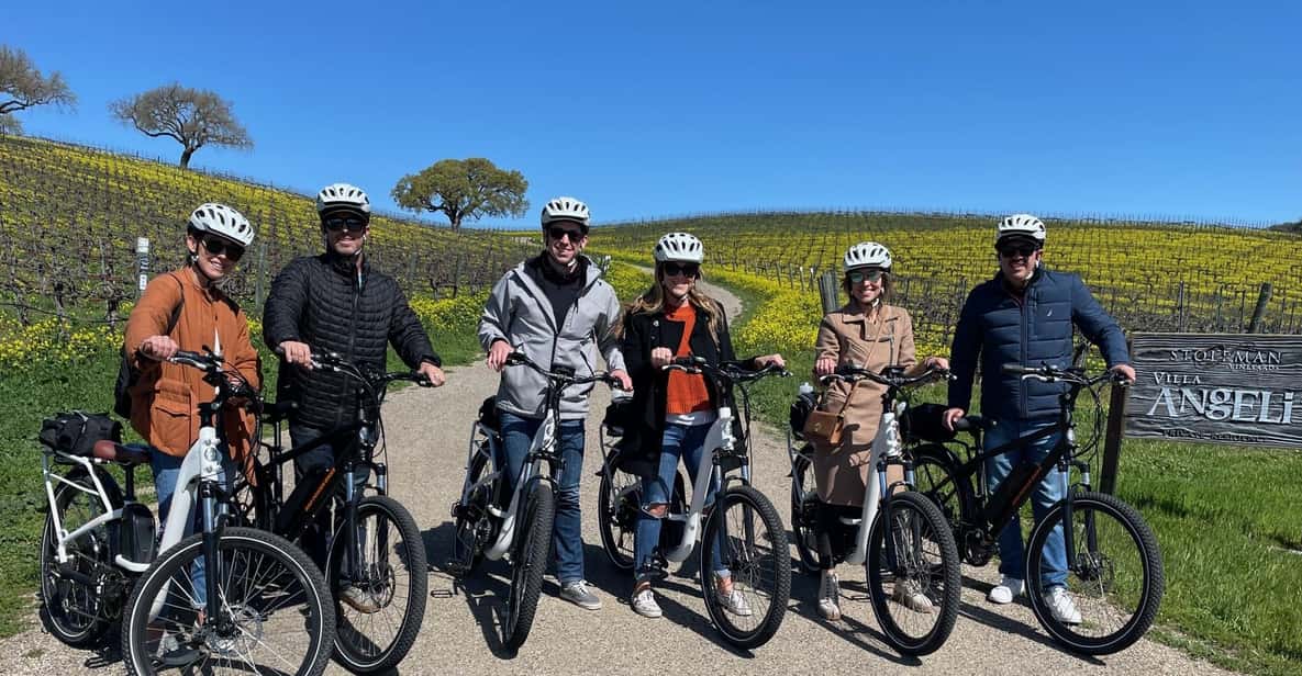 Santa Barbara: E-bike wine tour w/ transport, tasting, lunch - Key Points
