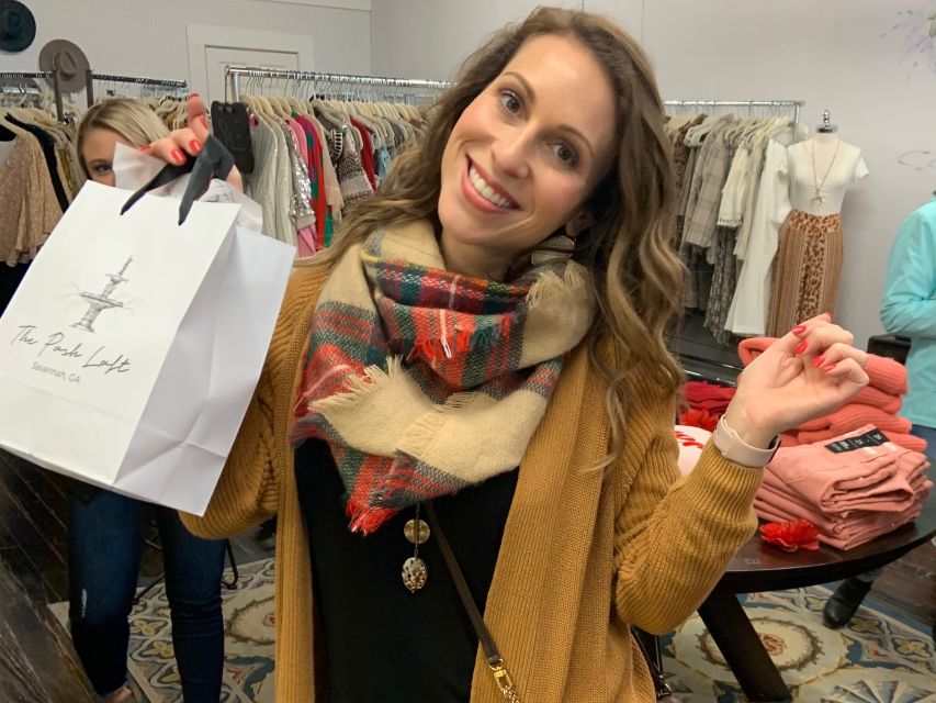 Savannah: Champagne and Shopping Guided Tour - The Guide & Experience Atmosphere