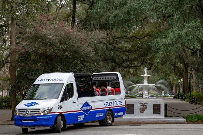 Savannah Open Top Panoramic City Tour with Live Narration - FAQs