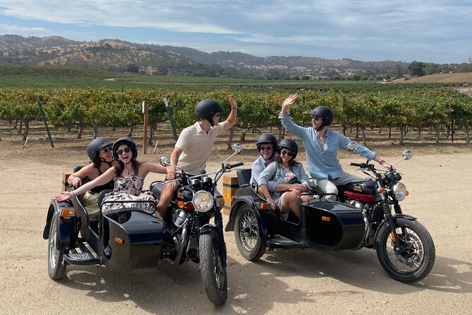 Scenic Sidecar Vineyard Adventure San Luis Obispo - Key Points