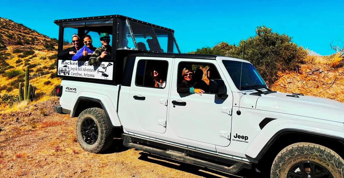 Scottsdale: Sonoran Desert to MountainTop Jeep Tour - What’s Included and What to Keep in Mind