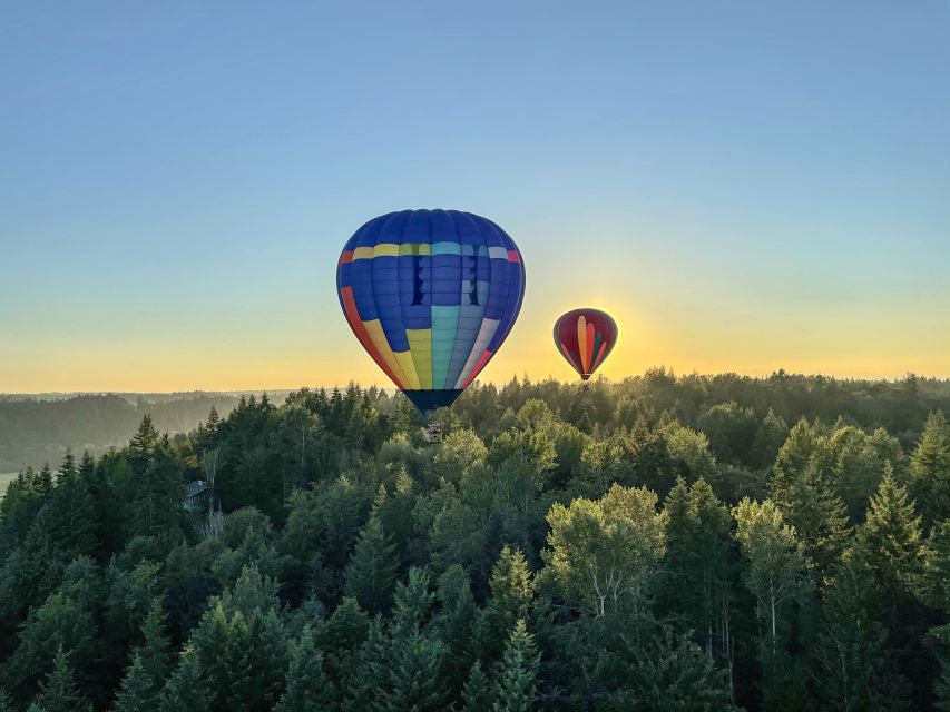 Seattle: Mt. Rainier Sunrise Hot Air Balloon Ride - What’s Included and What’s Not