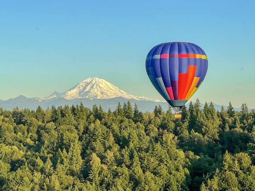 Seattle: Mt. Rainier Sunset Hot Air Balloon Ride - The Itinerary: What to Expect