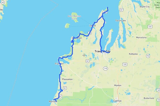 Self-Guided Audio Driving Tour in Michigan Lakeshore, M-22 - The Details of the Michigan Lakeshore M-22 Self-Guided Tour
