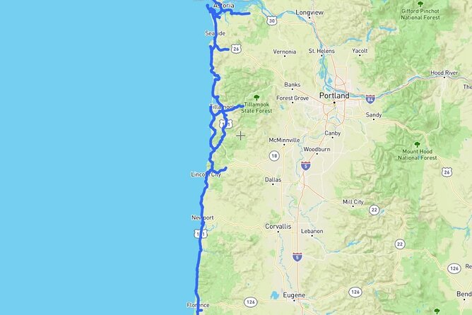 Self-Guided Audio Driving Tour in Oregon Coast - Detailed Breakdown of the Itinerary