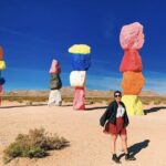 Seven Magic Mountains and Las Vegas Sign Tour in Spanish - Return and Drop-off