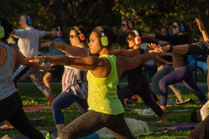 Silent Disco Style Yoga Class in Lake Merritt Pergola - A Deep Dive into the Silent Disco Yoga Experience