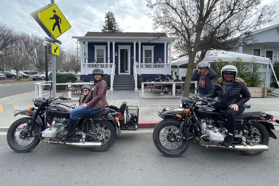 Sonoma: Private Tandem Sidecar Winery Tour - The Practicalities
