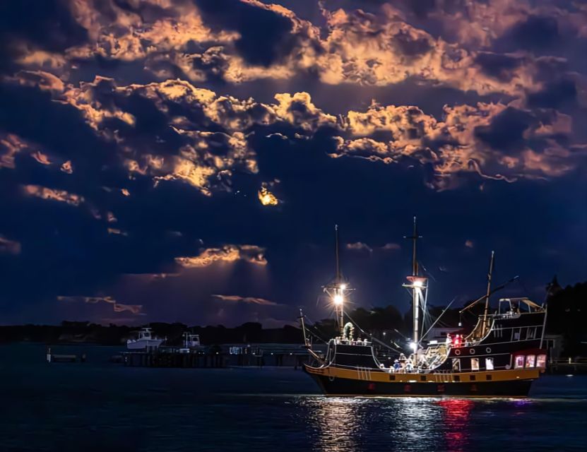 St Augustine: Black Raven Pirate Ship July 4th Fireworks - The View and the Fireworks