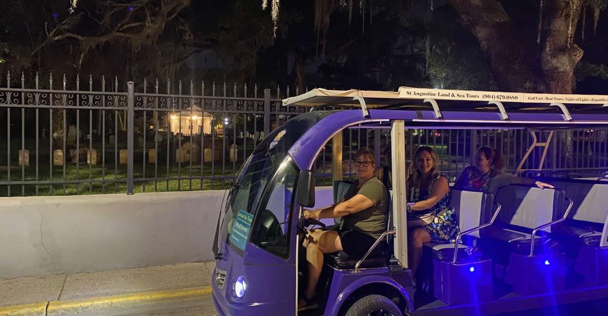 St Augustine: Riding with the Ghosts Golf Cart Tour - Key Points