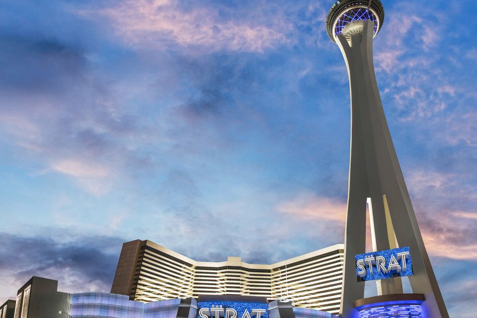 STRAT Tower Thrill Rides Admission - Key Points