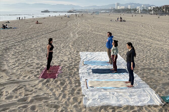 Stretch and Sip: Yoga with Fresh Juice on Santa Monica Beach - Frequently Asked Questions
