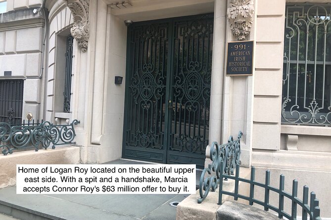 SUCCESSION Walking Tour - Uptown & Downtown NYC Filming Locations - Who Will Love This Tour?