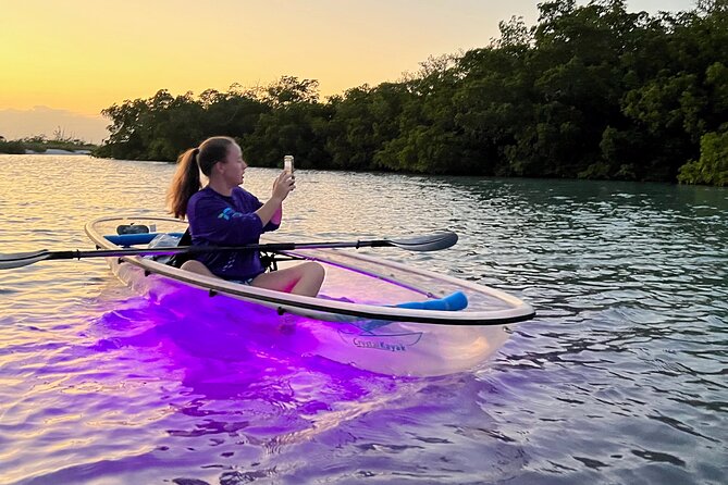 Sunset and Glow Clear Kayak Tour in North Naples - FAQ