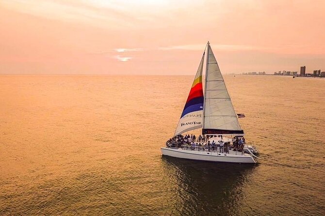 Sunset & Dolphin Catamaran Cruise with Island Time - Key Points
