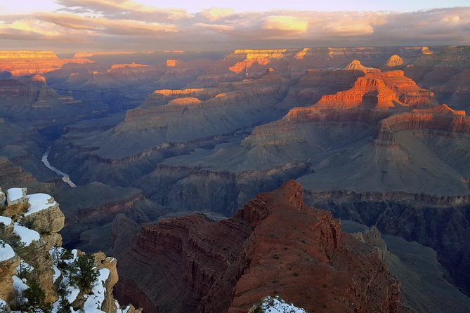 Sunset in the Grand Canyon from Sedona - Dining and Additional Stops