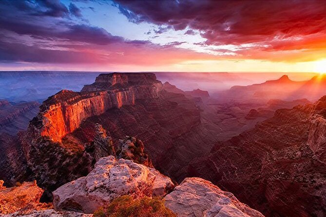 Sunset in the Grand Canyon from Sedona - Transportation, Timing, and Group Size