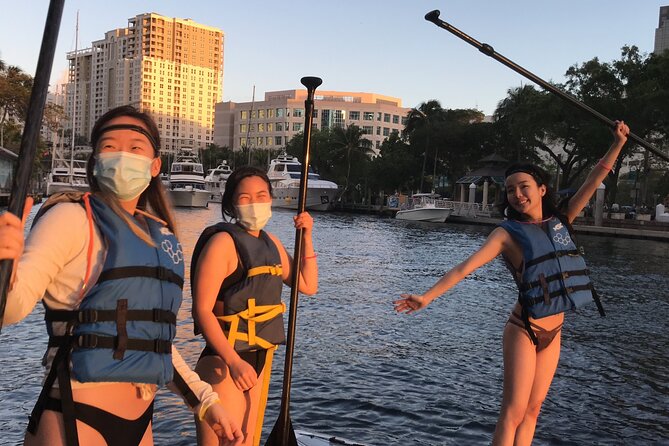 Sunset on Paddleboard Experience in Las Olas Fort Lauderdale - The Urban Experience with a Natural Touch
