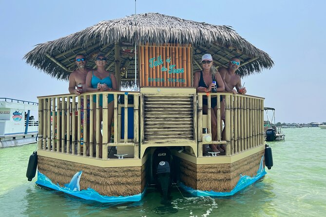 Sunset Tailfins Tiki Boat Crab Island(1.5Hours) - FAQ