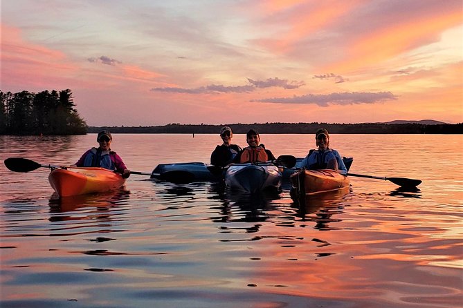 Sunset Tour by Kayak on Sebago Lake Maine - Key Points
