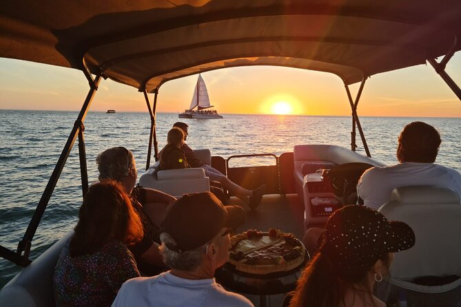 Sunset Tour in Naples Bay on a New Godfrey- All included - What Could Be Better?