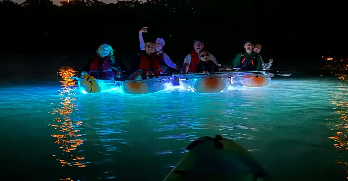 Tampa: Clear Glowing Kayak Nighttime Tour - Key Points